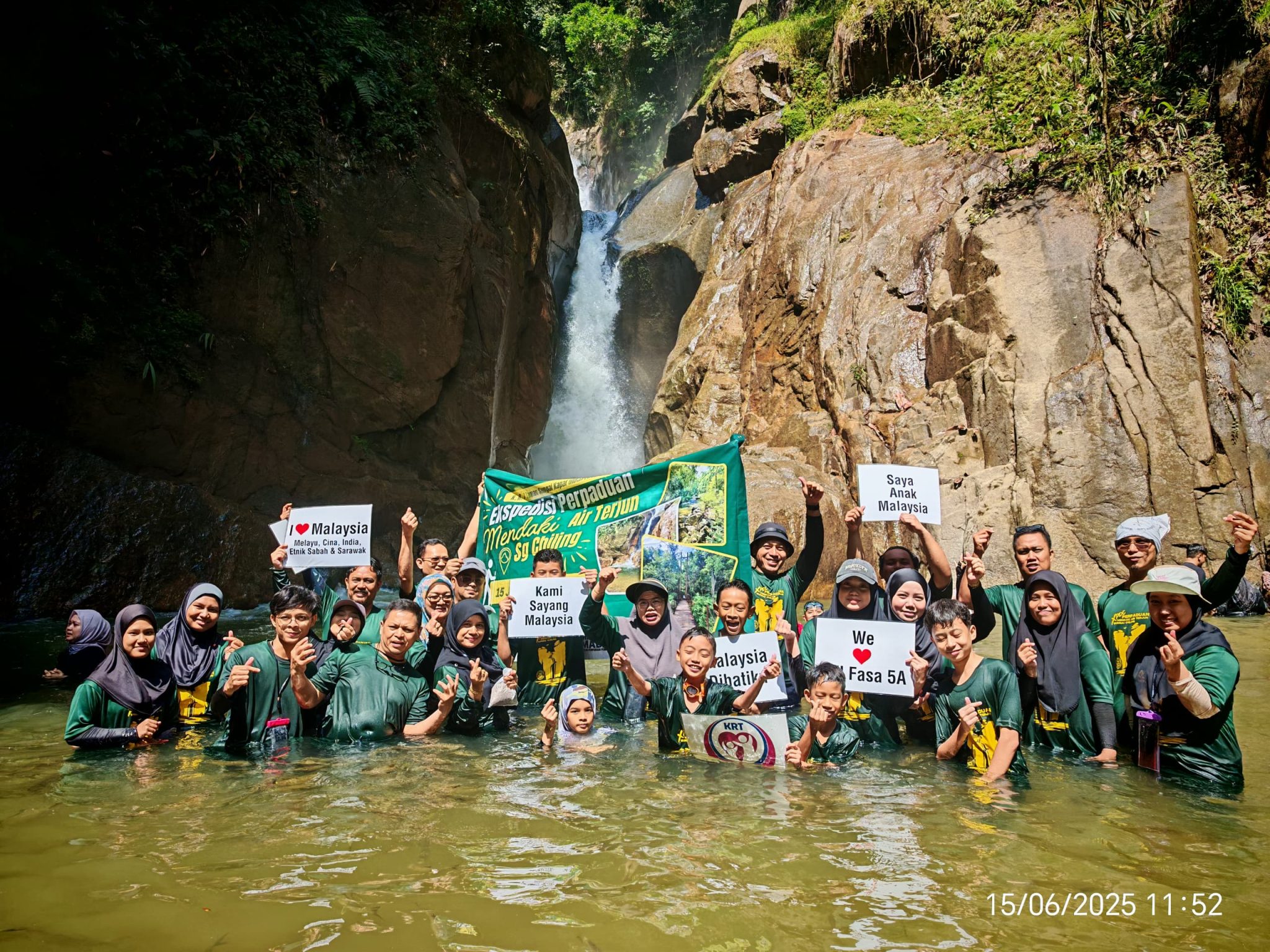 Ekspedisi Perpaduan Mendaki Air Terjun Sungai Chiling - KRT SKI FASA 5A